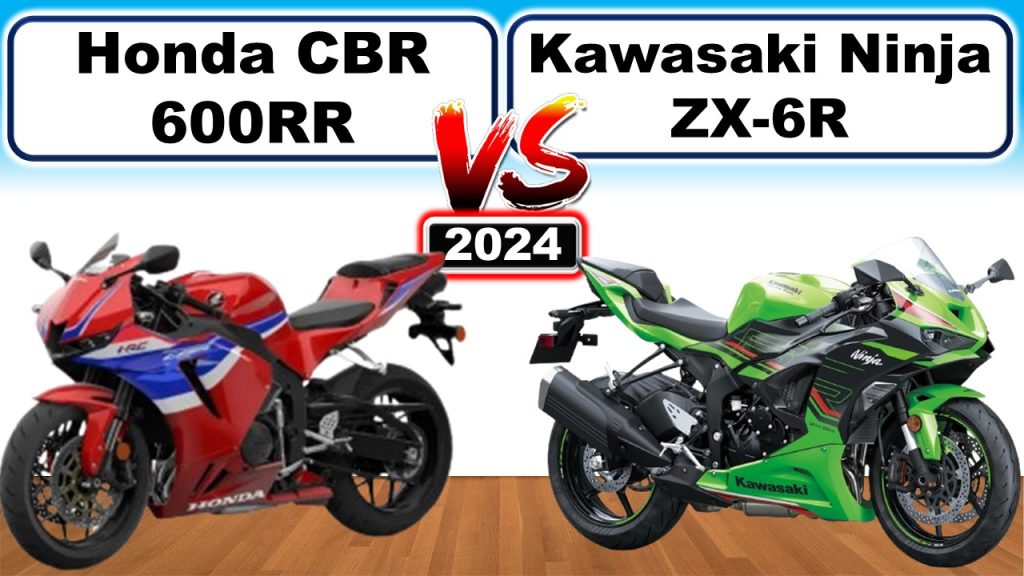 Honda CBR 600RR vs Kawasaki Ninja ZX-6R 2024 Comparativa