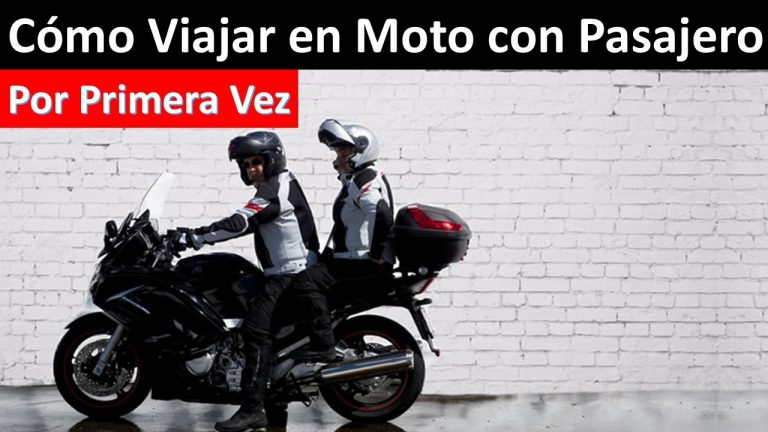 Cómo Viajar en Moto con Pasajero por Primera Vez - Tips