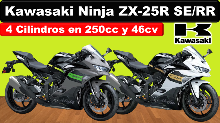 Kawasaki Ninja ZX-25R SE/RR 2026 Mini R con 4 Cilindros