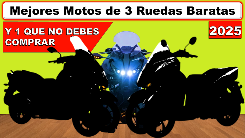 Mejores Motos de 3 Ruedas Baratas 2025 Guía de Compra